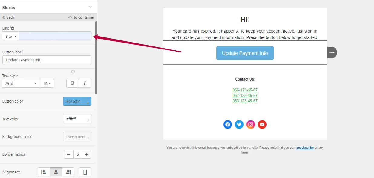 How to Add Anchor Links and Hyperlinks to Emails in a Drag-and-Drop Editor | Blog